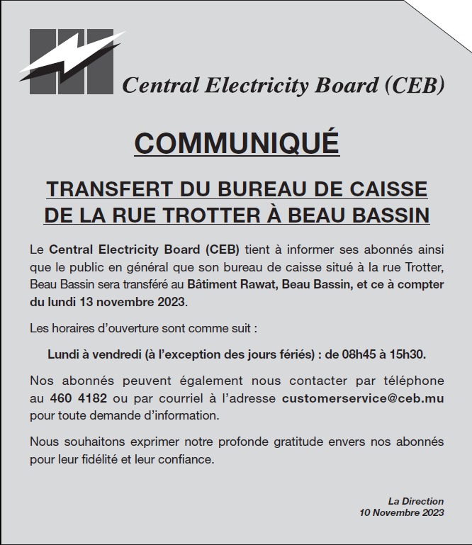 CEB: NEWS